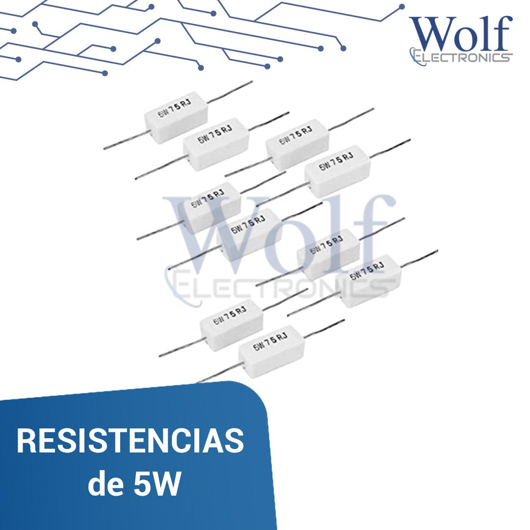 RESISTENCIA 560 5W. Wolf Electronics – WOLF ELECTRONICS IT
