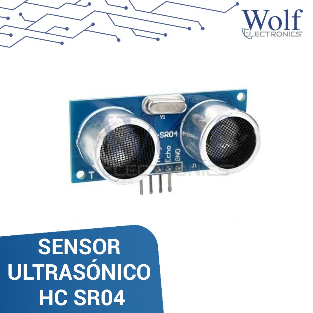 SENSOR ULTRASONICO HC SR04. Wolf Electronics – WOLF ELECTRONICS IT