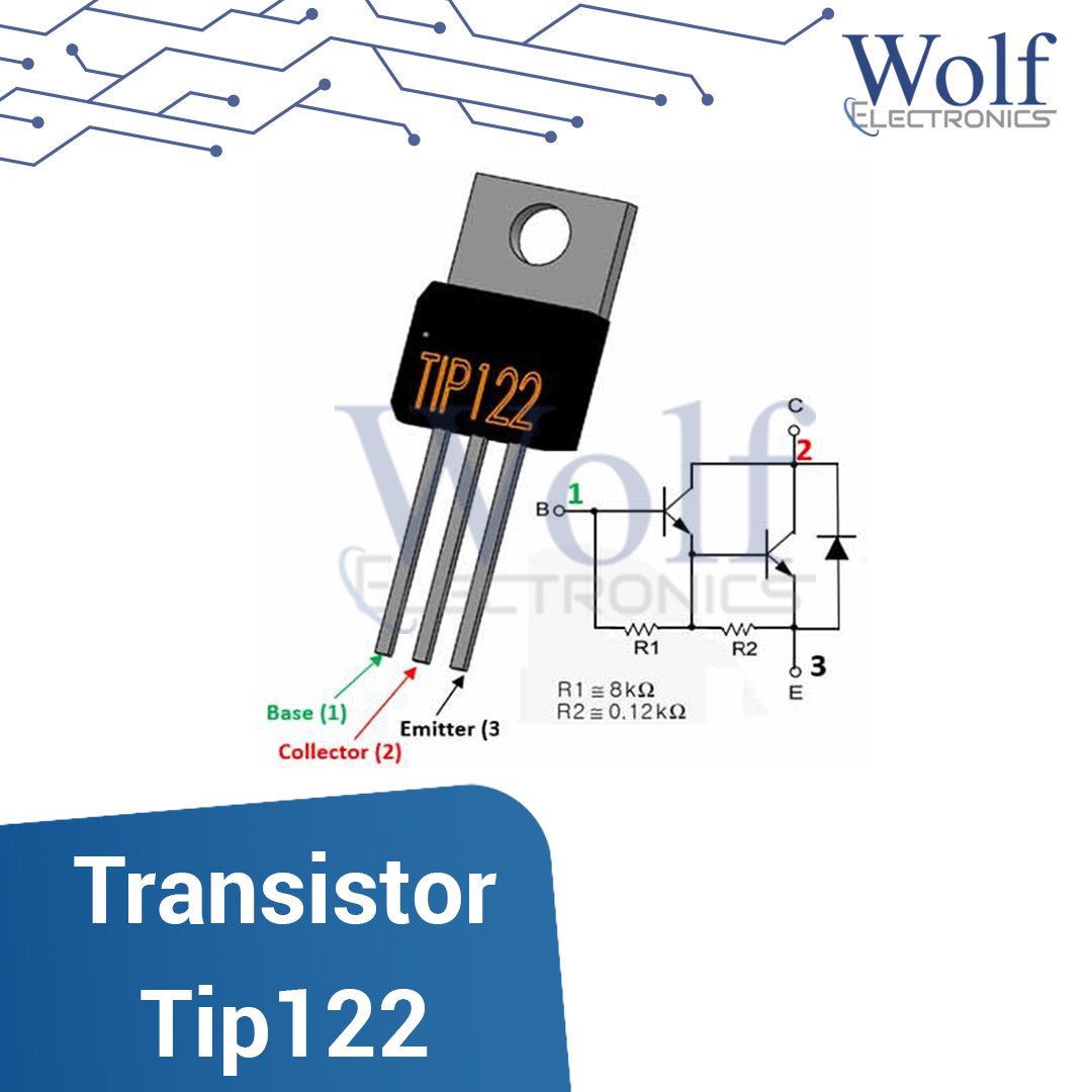 TRANSISTOR Tip122. Wolf Electronics – WOLF ELECTRONICS IT