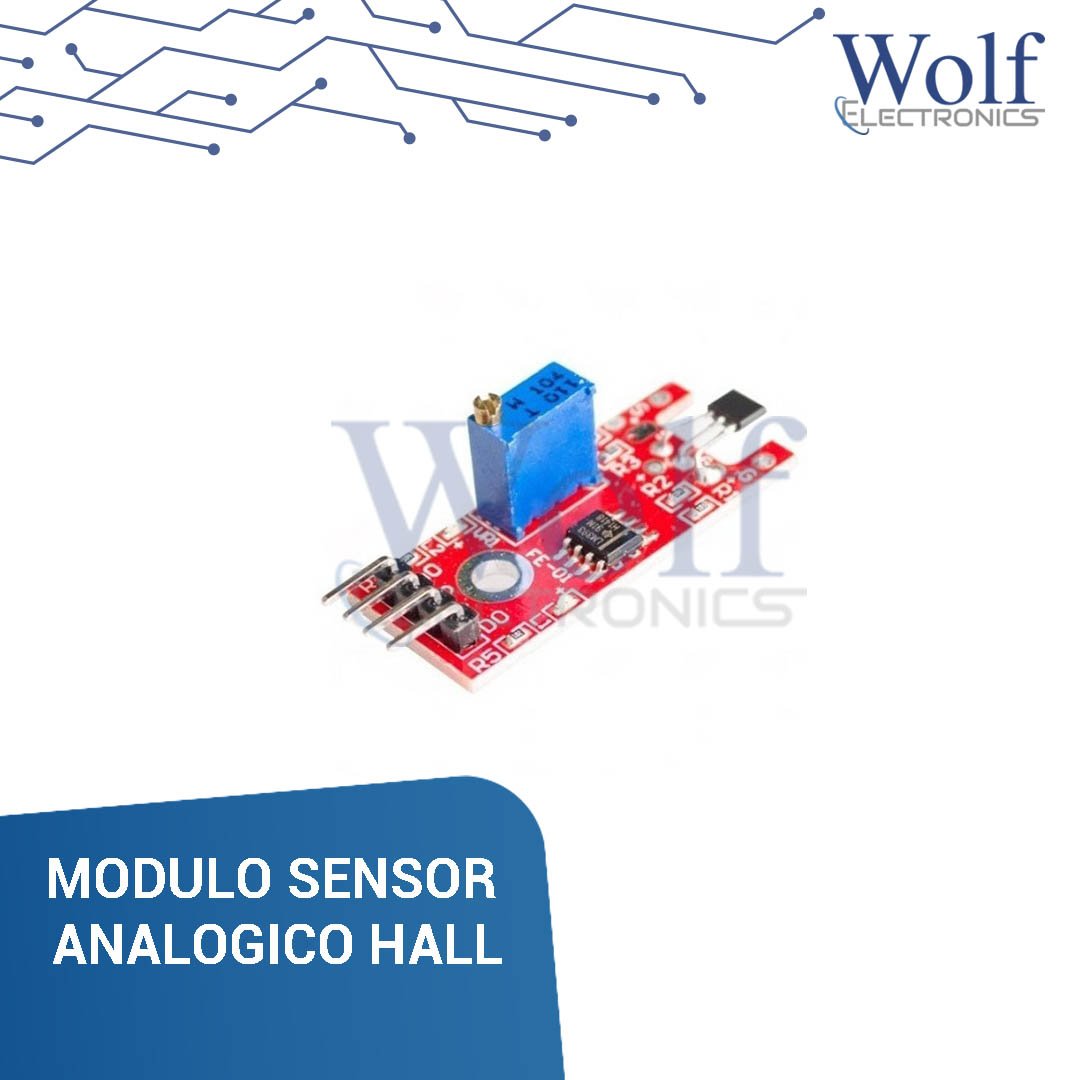 MODULO SENSOR ANALÓGICO HALL 5V 16mA. Wolf Electronics – WOLF ELECTRONICS IT
