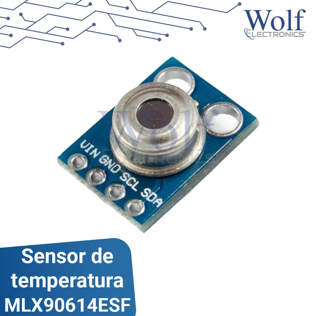 Sensor De Temperatura Infrarojo Mlx 90614 Wolf Electronics Wolf