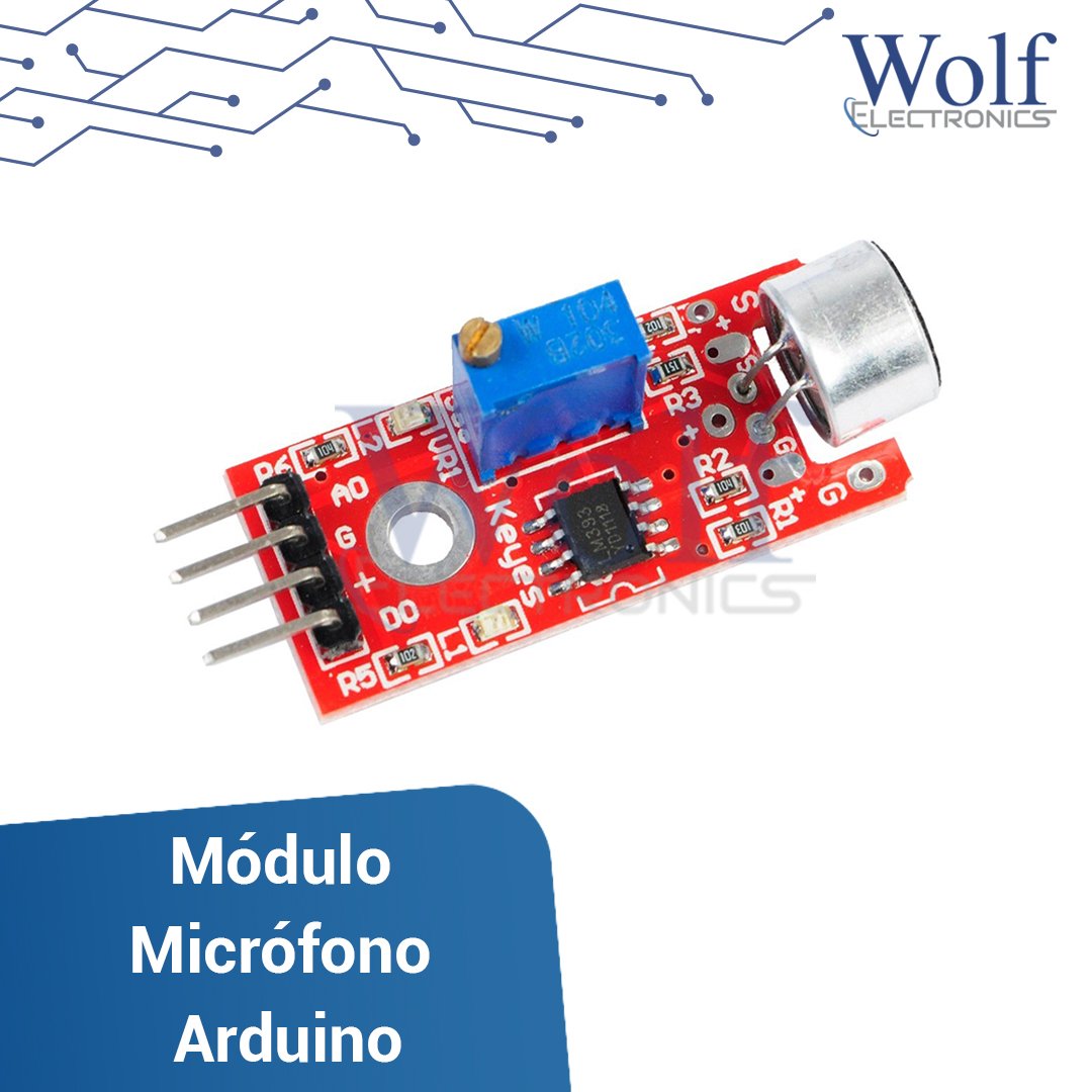 MODULO MICROFONO ARDUINO 4/6V. Wolf Electronics – WOLF ELECTRONICS IT