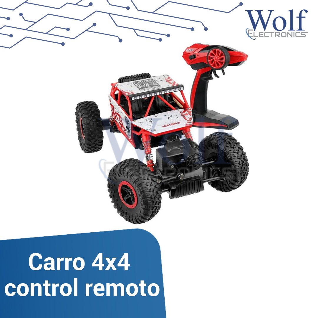 Carro 4x4 control remoto Wolf Electronics – WOLF ELECTRONICS IT