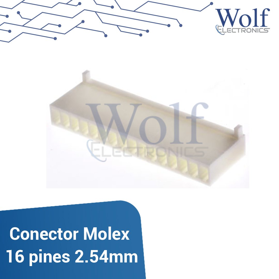 Conector Molex 16. Wolf Electronics – WOLF ELECTRONICS IT