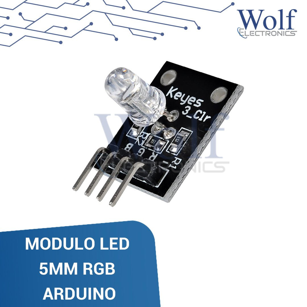 MODULO LED 5MM RGB ARDUINO 5V Wolf Electronics – WOLF ELECTRONICS IT