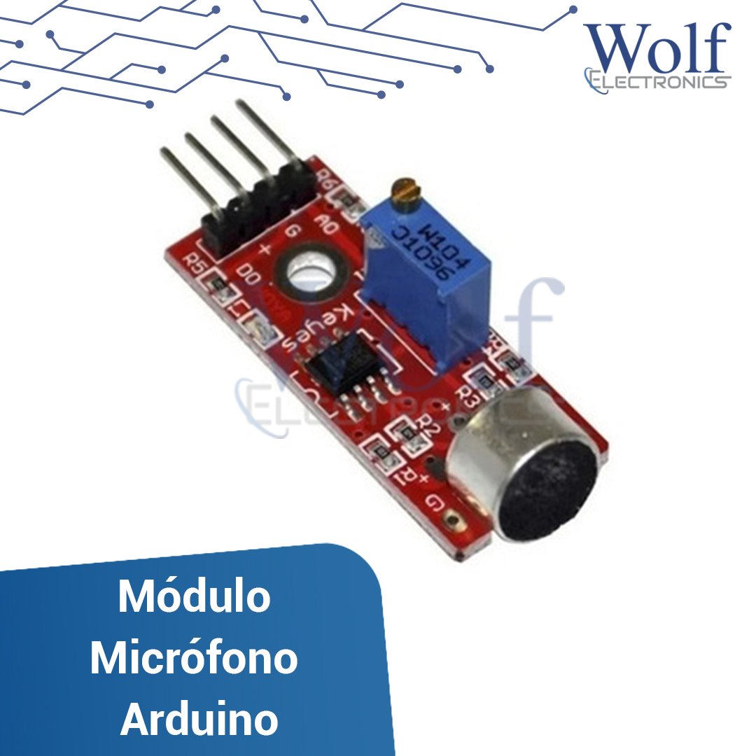 MODULO MICROFONO ARDUINO 4/6V. Wolf Electronics – WOLF ELECTRONICS IT