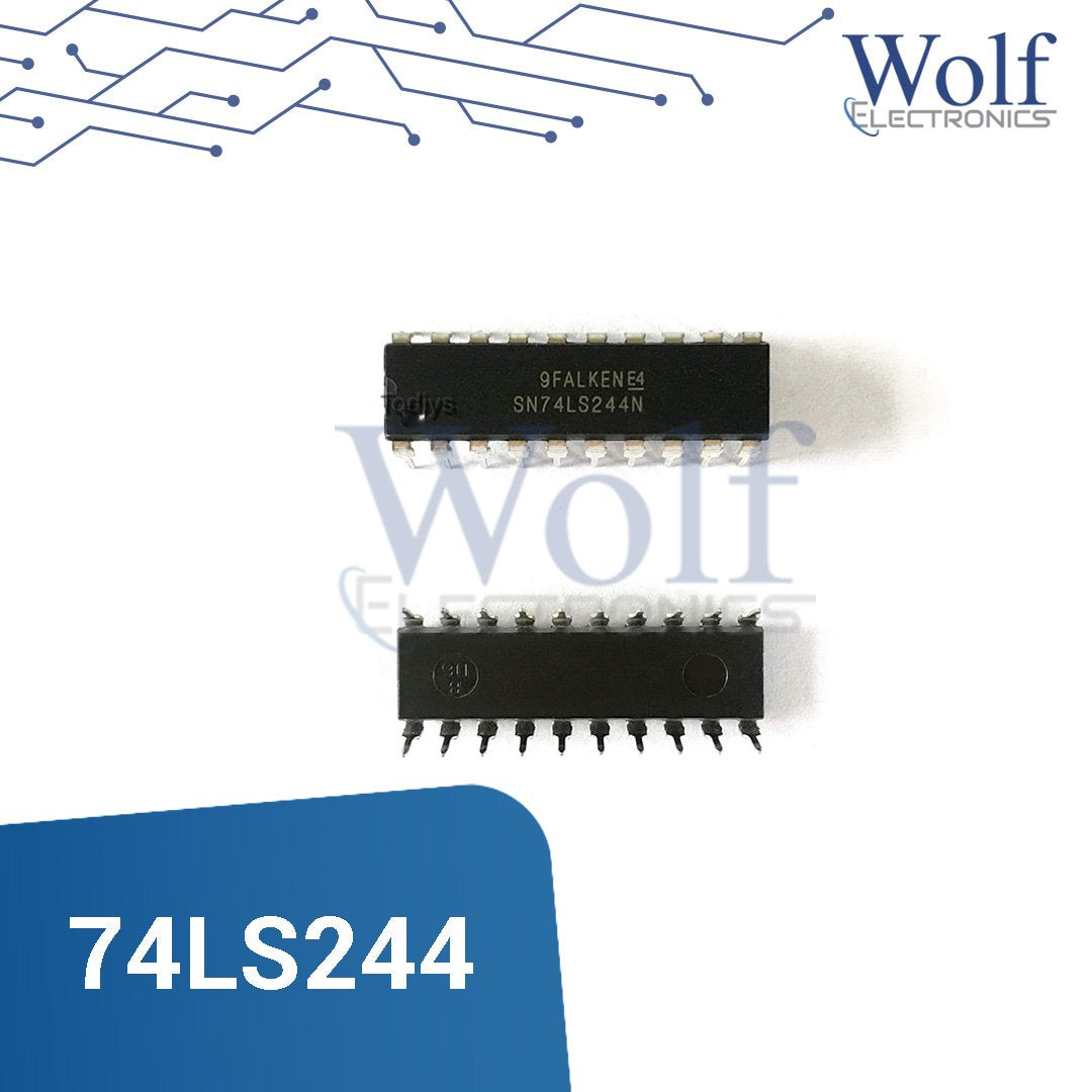 74LS244 Buffer de 8 entradas No Invertido. Wolf Electronics – WOLF ...