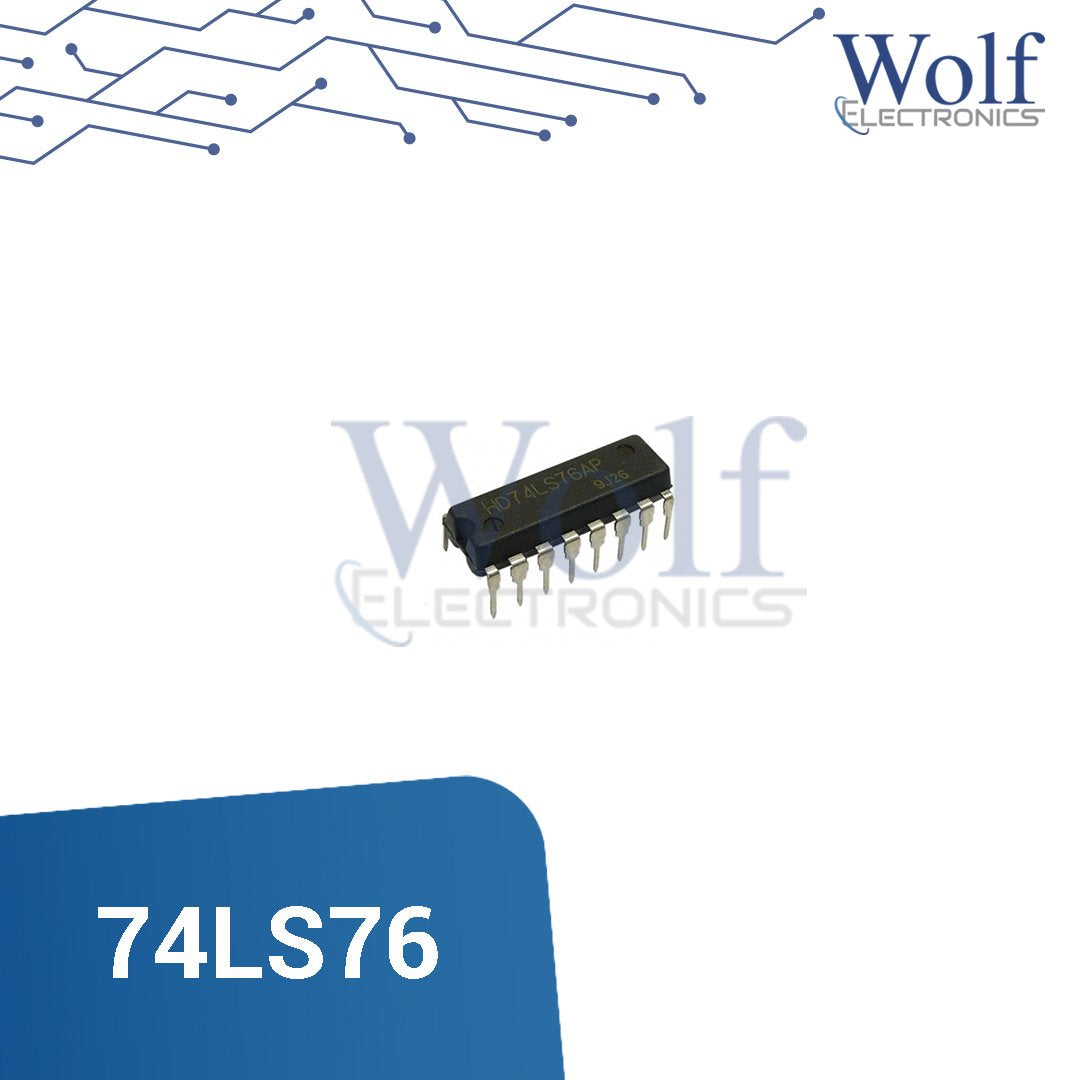74LS76 Flip Flop JK. Wolf Electronics – WOLF ELECTRONICS IT