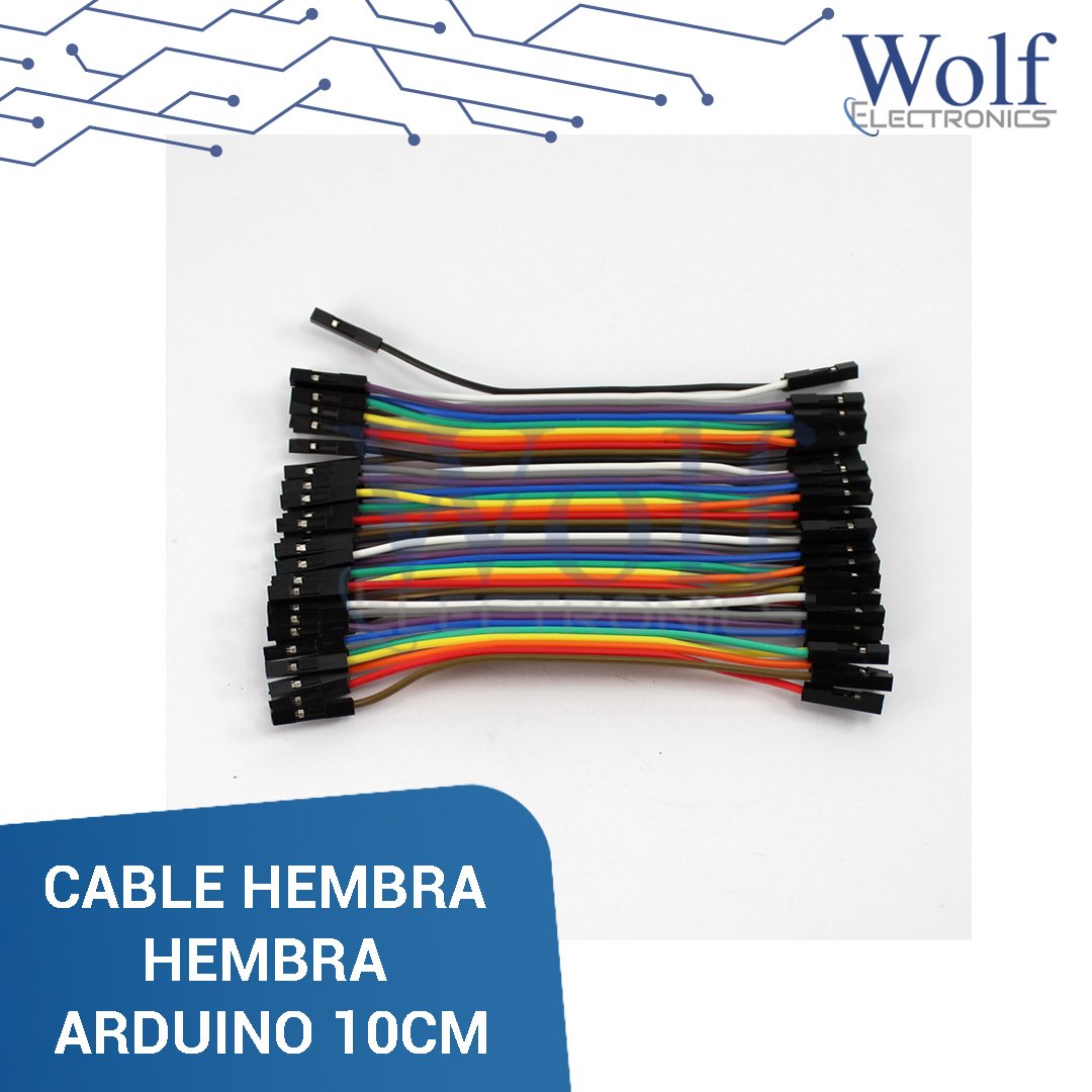 CABLE HEMBRA HEMBRA ARDUINO 10CM. Wolf Electronics – WOLF ELECTRONICS IT