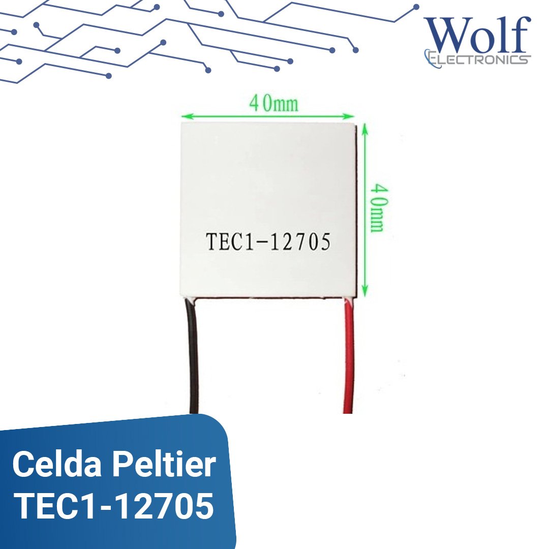 Celda Peltier TEC1-12705 Wolf Electronics – WOLF ELECTRONICS IT