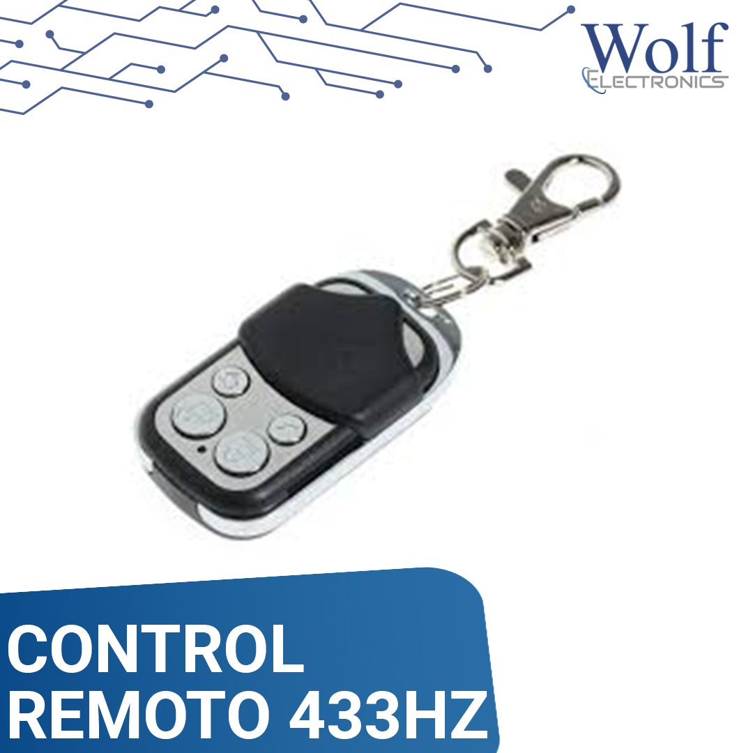 Control remoto 433HZ Wolf Electronics – WOLF ELECTRONICS IT