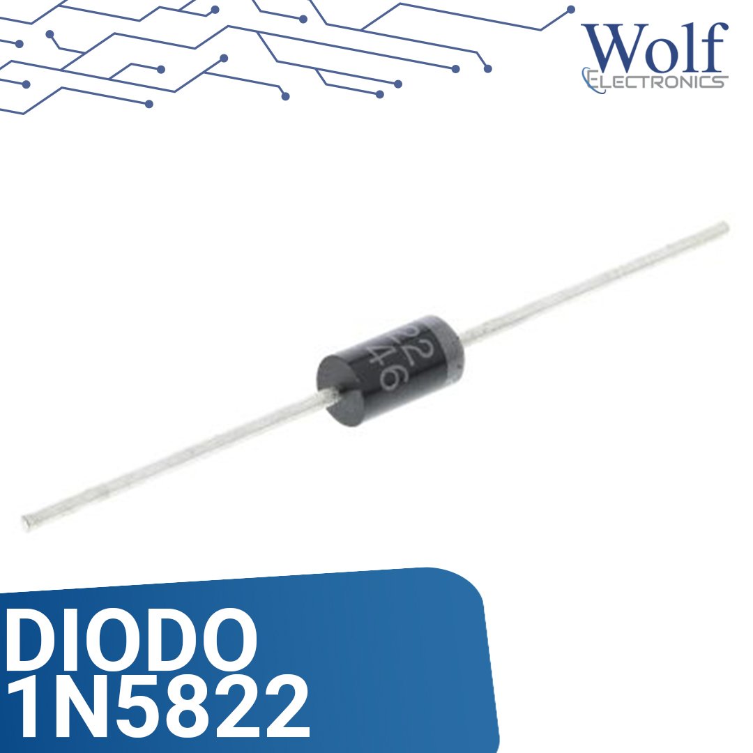 Diodo 1N5822 Schottky 40V 3A Wolf Electronics – WOLF ELECTRONICS IT