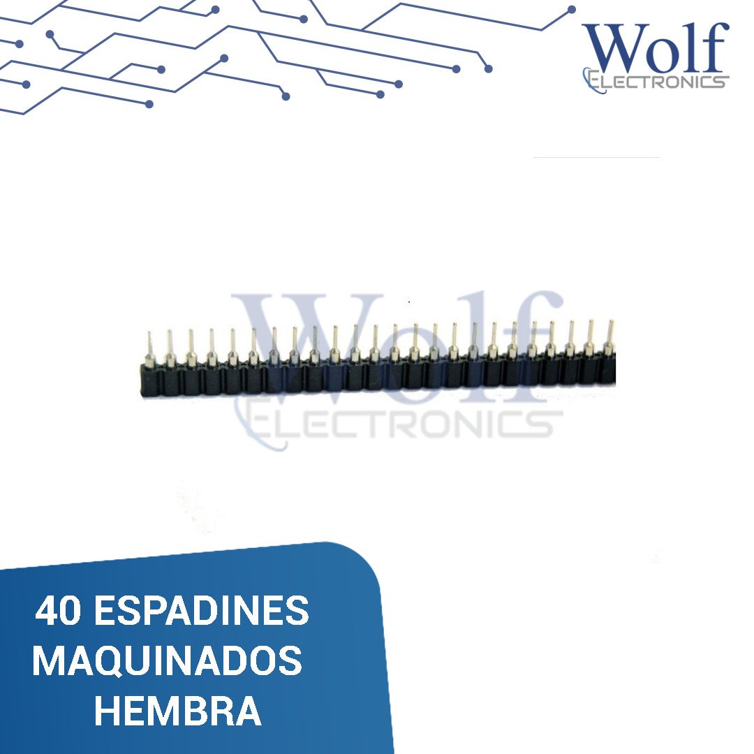 ESPADINES 40 PINES TERM. HEMBRA. Wolf Electronics – WOLF ELECTRONICS IT