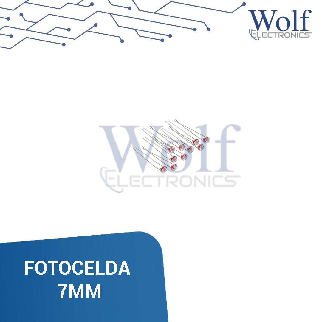 FOTOCELDA LDR 7mm. Wolf Electronics – WOLF ELECTRONICS IT