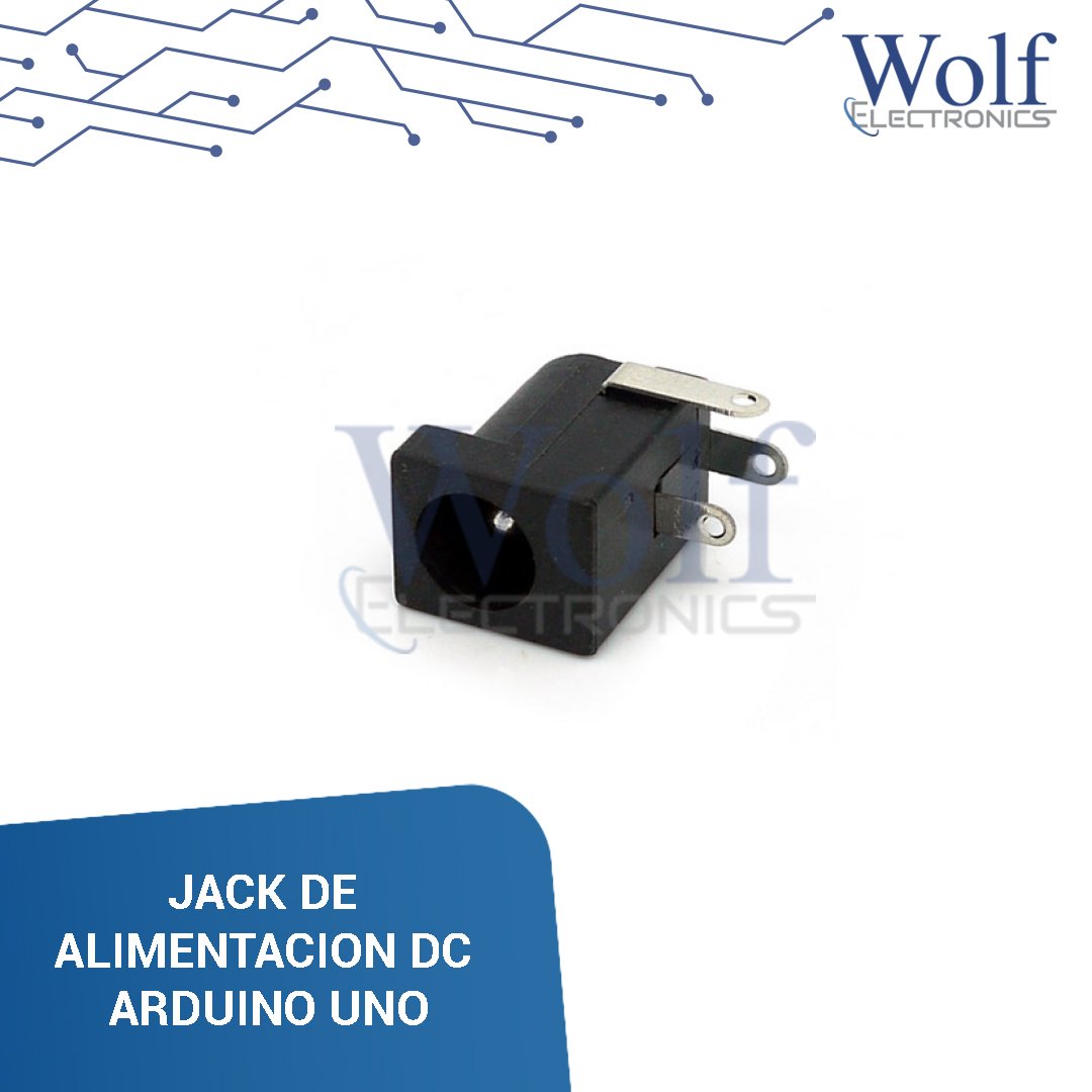 JACK DE ALIMENTACION DC ARDUINO UNO. Wolf Electronics – WOLF ELECTRONICS IT