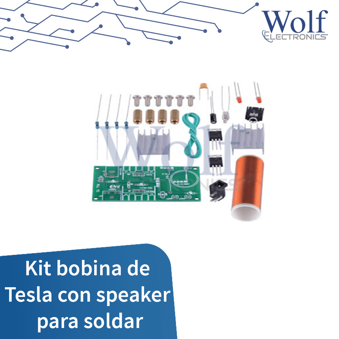 Kit bobina de testa con speaker, 15W. Wolf Electronics – WOLF ...