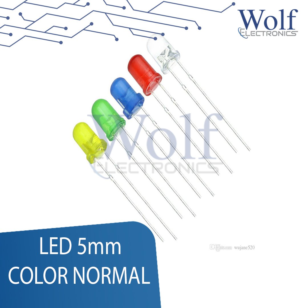 LED 5MM ALTA LUZ VERDE – WOLF ELECTRONICS IT
