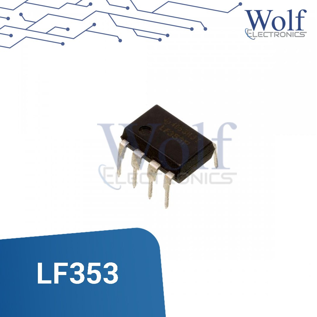 Amplificador operacional LF353 181V. Wolf electronics – WOLF ELECTRONICS IT
