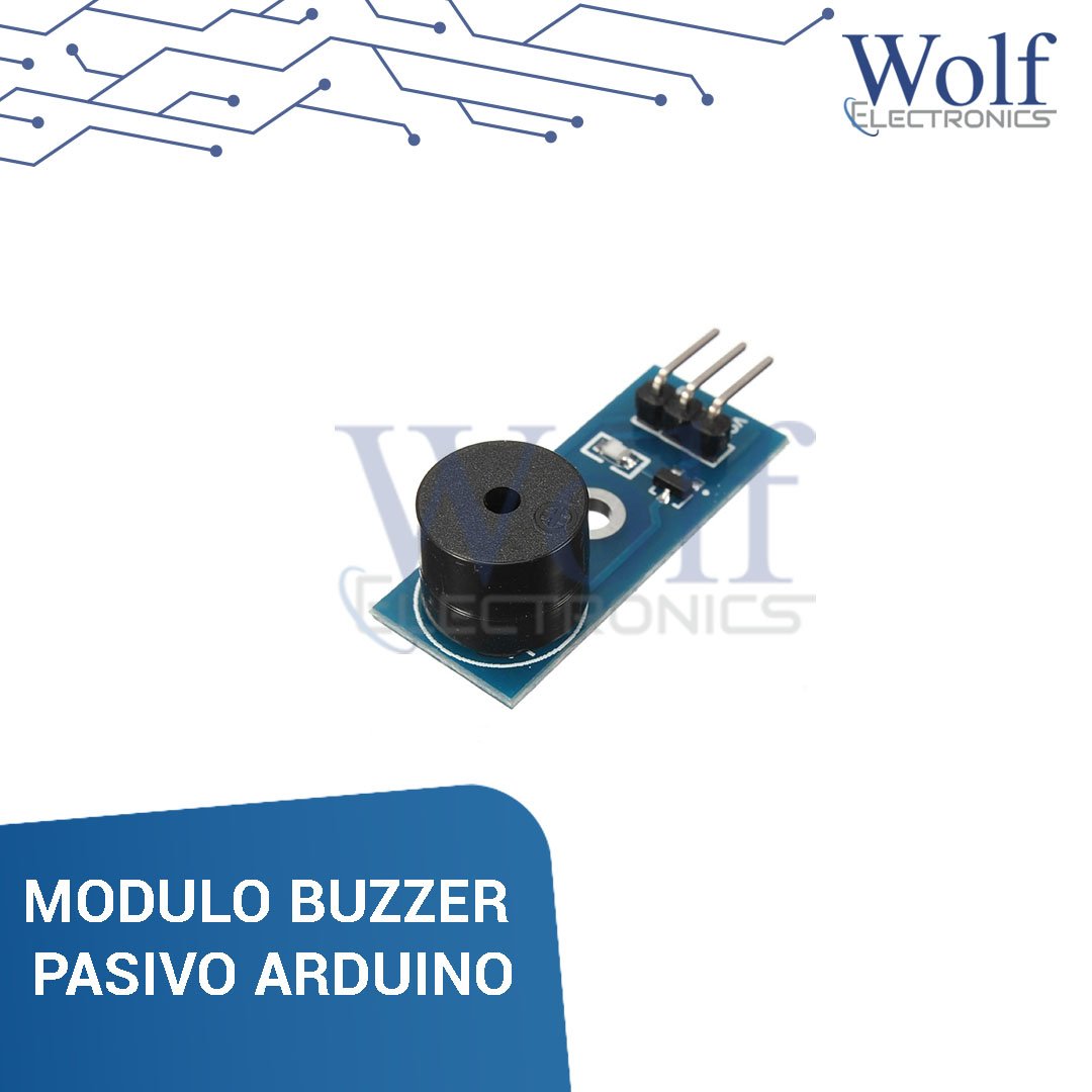MODULO BUZZER PASIVO ARDUINO 5V. Wolf Electronics – WOLF ELECTRONICS IT