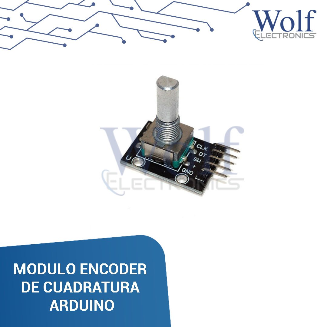 MODULO ENCODER DE CUADRATURA ARDUINO 3.3V. Wolf Electronics – WOLF ...