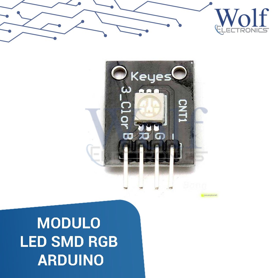 Modulo Led Smd Rgb Arduino 5v 20ma Wolf Electronics Wolf Electronics It