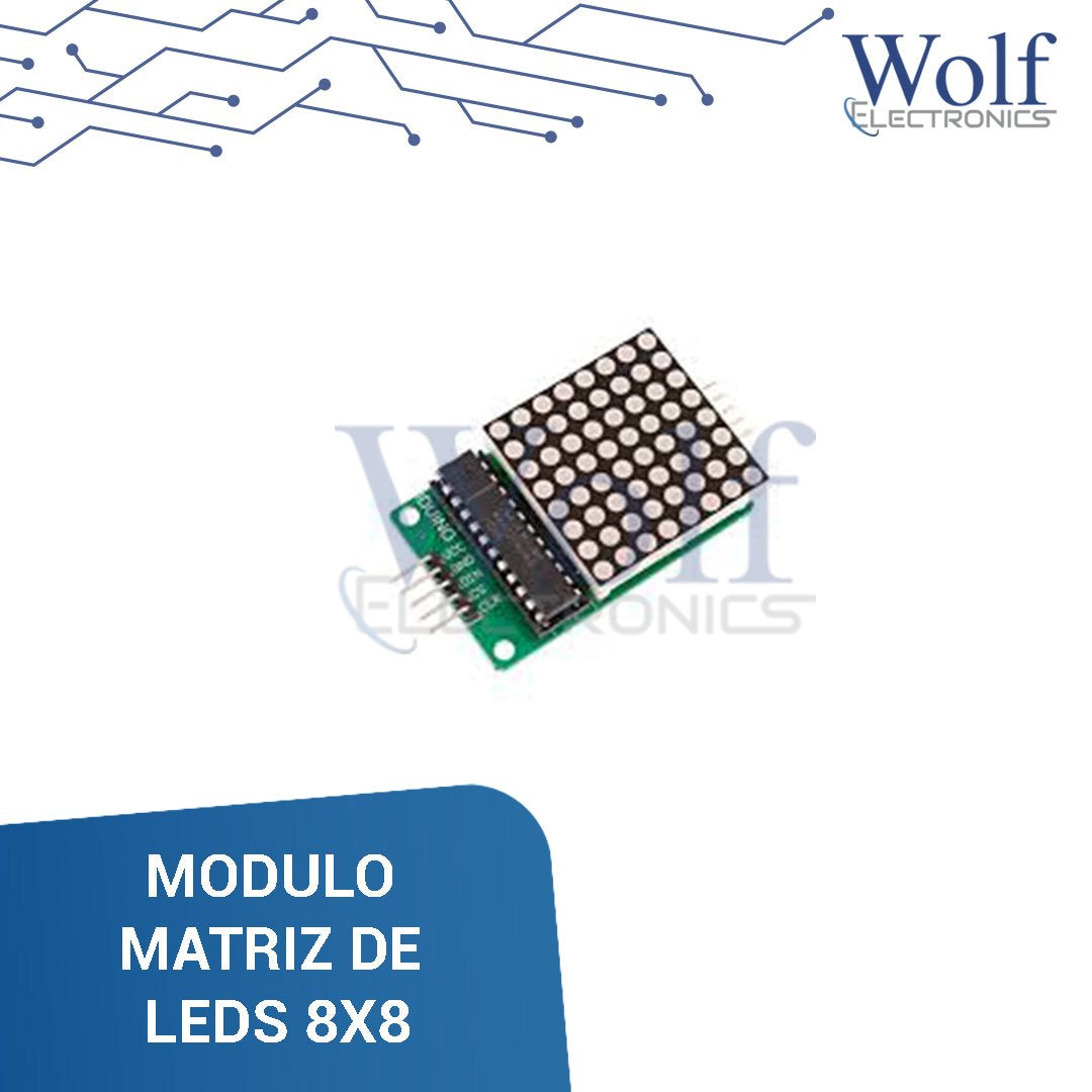 MODULO MATRIZ DE LEDS 8X8 5V. Wolf Electronics – WOLF ELECTRONICS IT