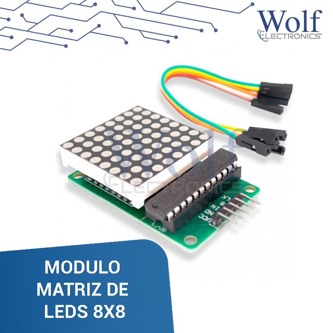 MODULO MATRIZ DE LEDS 8X8 5V. Wolf Electronics – WOLF ELECTRONICS IT