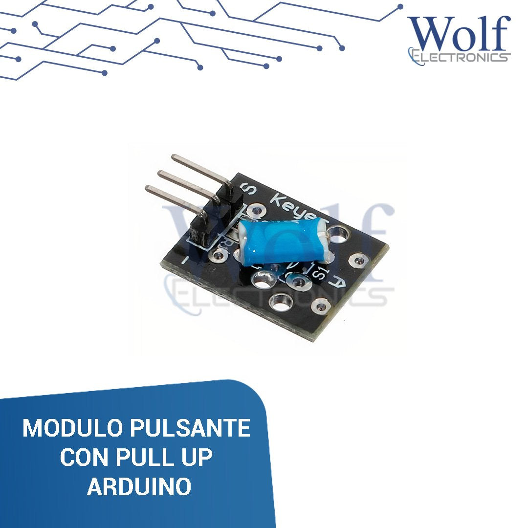 MODULO PULSANTE CON PULL UP ARDUINO 5V. Wolf Electronics – WOLF ...
