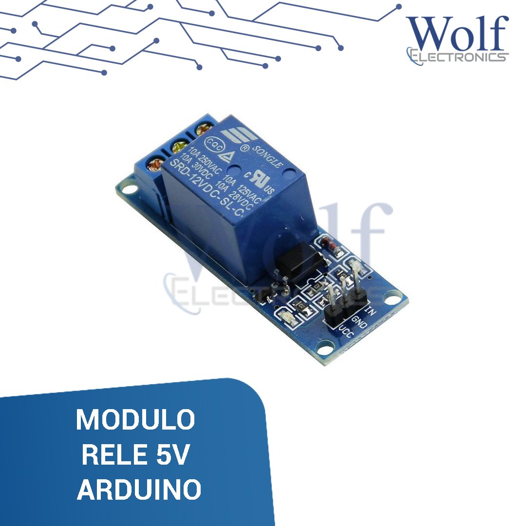 MODULO RELE 5V ARDUINO. Wolf Electronics – WOLF ELECTRONICS IT