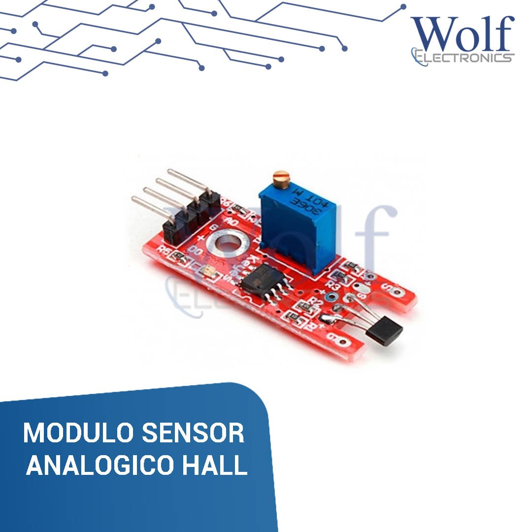 MODULO SENSOR ANALÓGICO HALL 5V 16mA. Wolf Electronics – WOLF ...