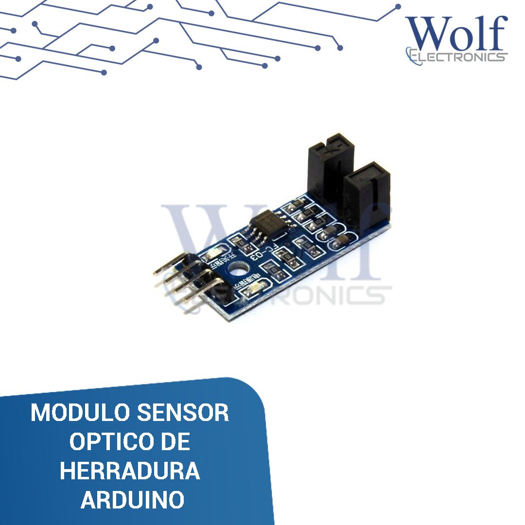 MODULO SENSOR OPTICO DE HERRADURA ARDUINO 3.3-5V. Wolf Electronics ...