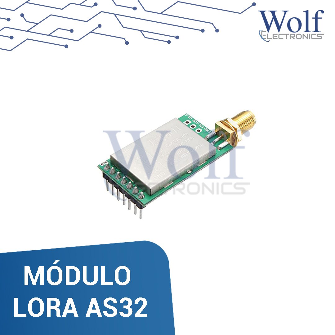 Modulo de comunicación LORA AS32 ashining. Wolf Electronics – WOLF ...