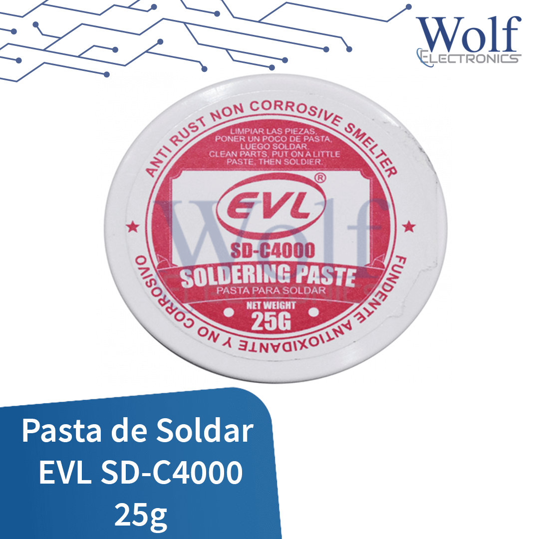 PASTA DE SOLDAR SOLDERING 25G. Wolf Electronics – WOLF ELECTRONICS IT