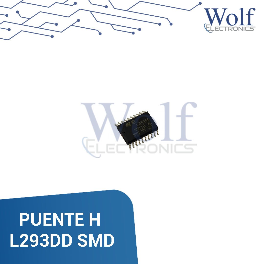 Puente H L293DD SMD. Wolf Electronics – WOLF ELECTRONICS IT