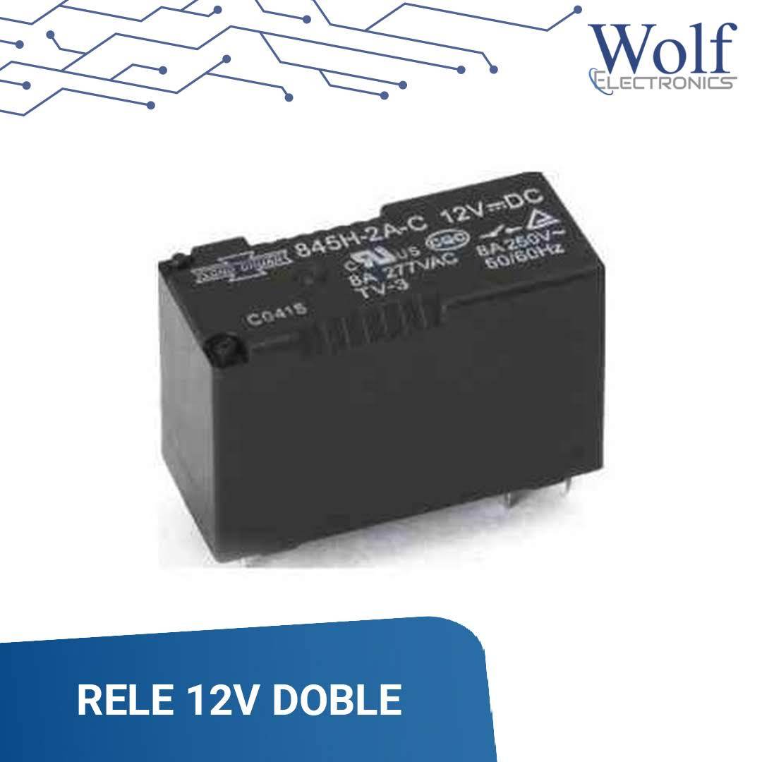 RELE 12V DOBLE. Wolf Electronics – WOLF ELECTRONICS IT