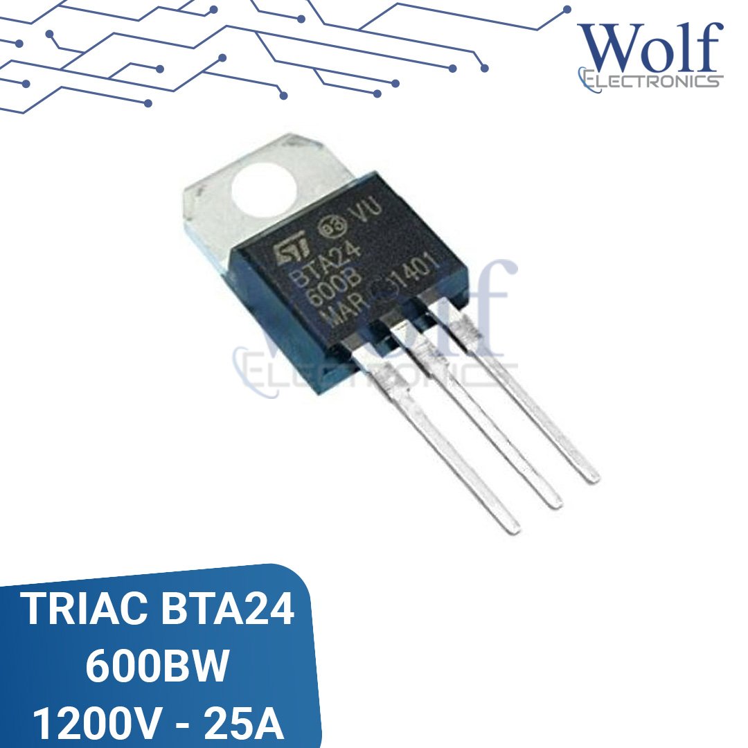 TRIAC JST24A-600BW 1200V 25A. Wolf Electronics – WOLF ELECTRONICS IT