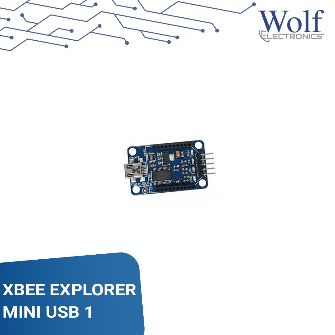 XBee Explorer mini USB 3.3V, 500mV. Wolf Electronics – WOLF ELECTRONICS IT