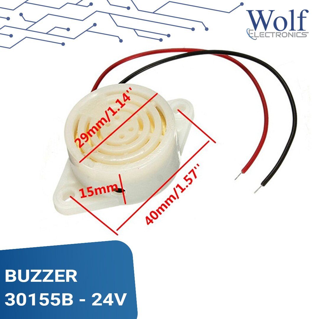 Buzzer 3015b 5 - 24 V Wolf Electronics – WOLF ELECTRONICS IT